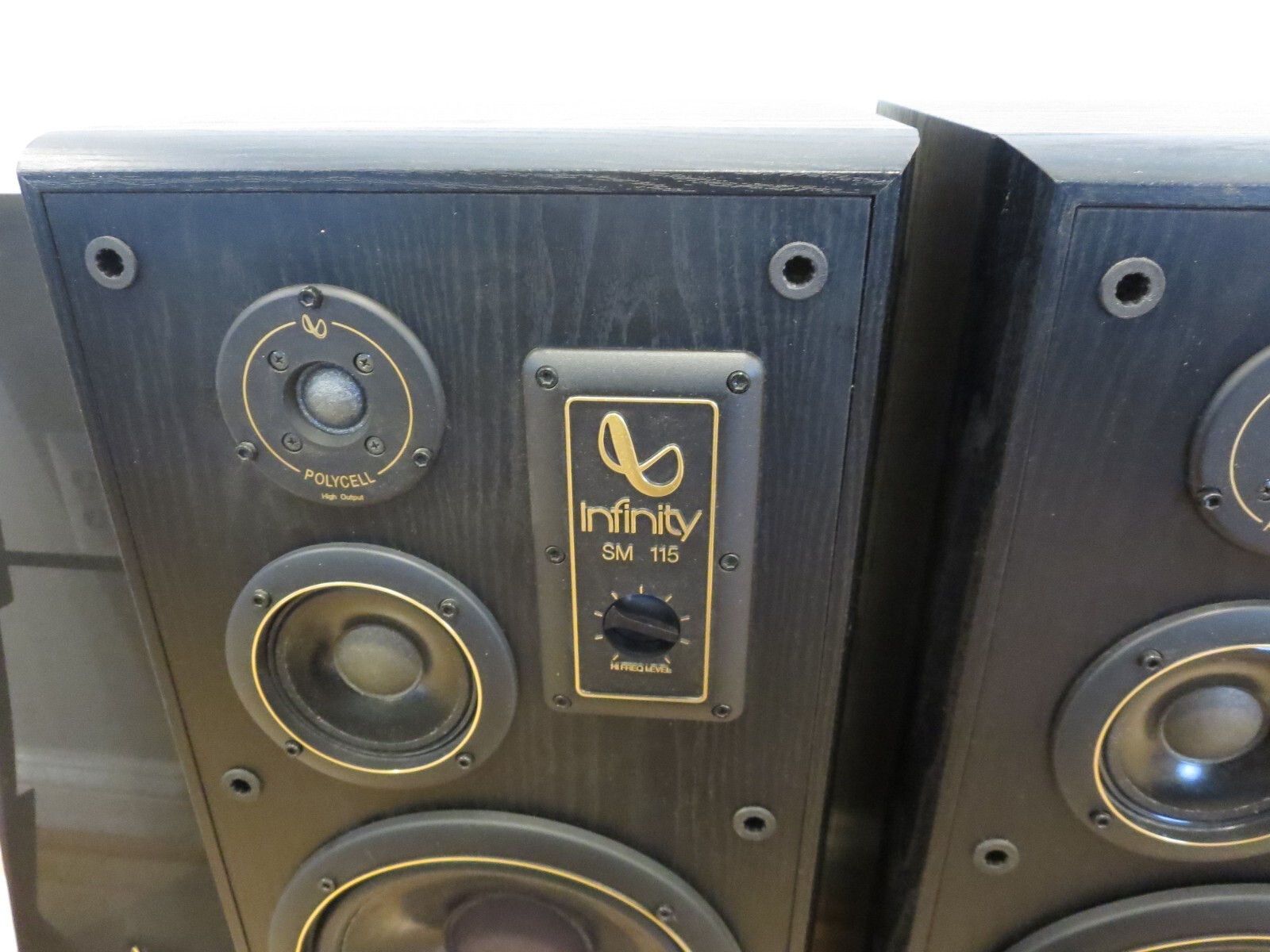 Vintage Infinity SM 115 Floor Standing Speakers Refoamed Tested Working ...