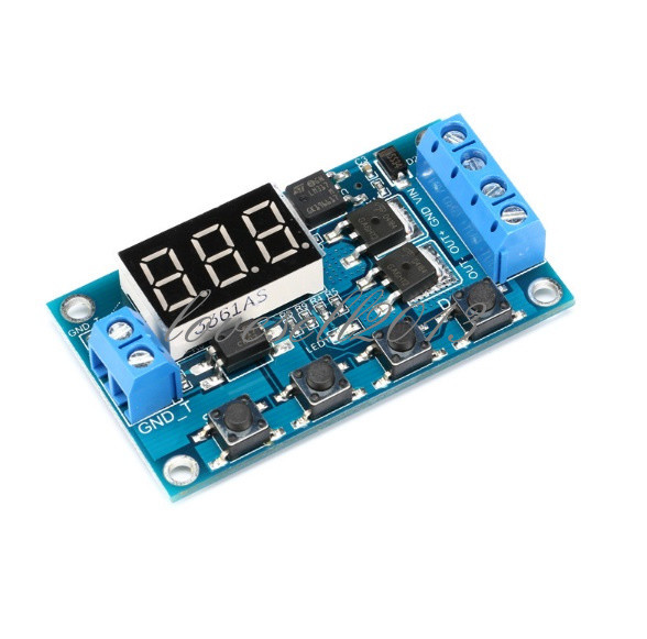 Trigger Cycle Timer Delay Switch 12 24V Circuit Board MOS Tube Control ...