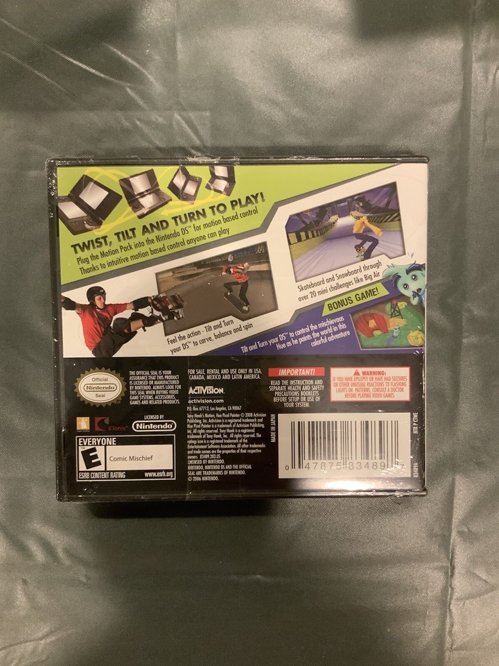 Tony Hawk's Motion (Nintendo DS, 2008) 47875834897| eBay