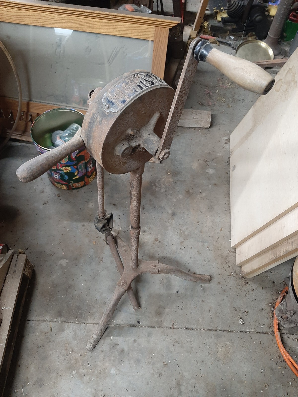 Antique Hand Crank Sheep Shearer With Arm - Turns Free | eBay