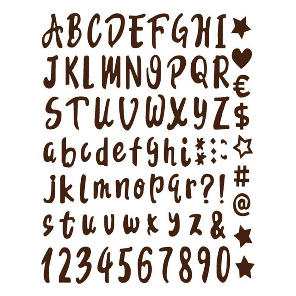 Cute Letter Stencils