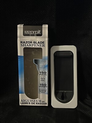 RazorPit Men's Razor Blade Sharpener Black Great!! | eBay