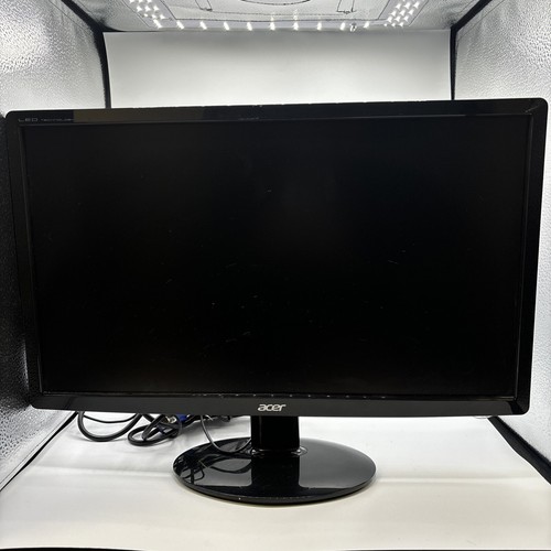 Acer Widescreen LED Monitor S201HL Looks Great/Works PERFECT w/o VGA ...