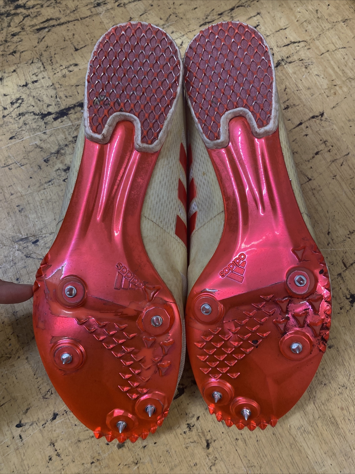 ADIDAS ADIZERO TRACK FIELD SPIKES size 11US YYA 606001 299792458 M/S | eBay