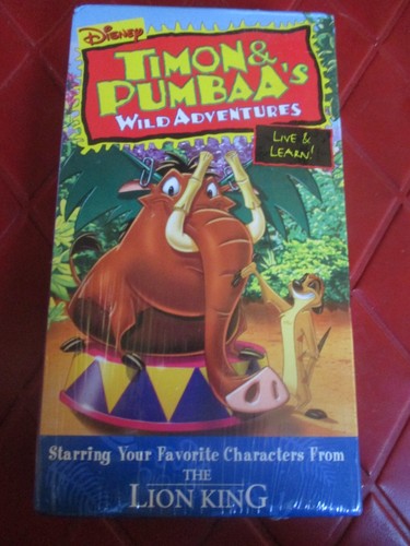 BLOCKBUSTER Vintage DISNEY'S LION KING Timon & Pumbaa's Adventures VHS ...