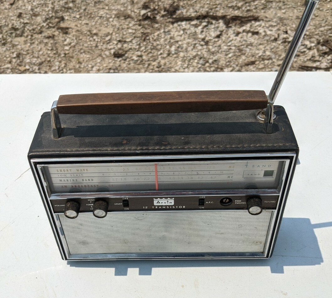 Vintage Arvin Transistor Radio - 4 Band Model 87R79 UNTESTED | eBay