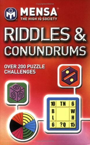 MENSA: RIDDLES AND CONUNDRUMS (MENSA) By JOHN BREMNER | eBay