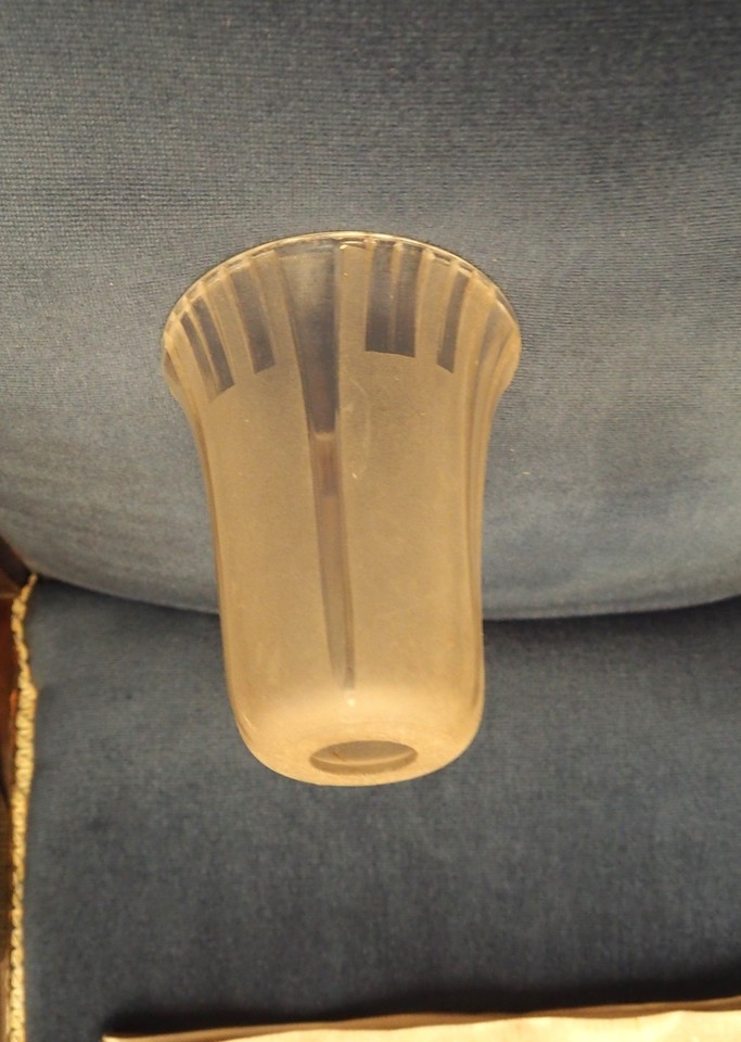 Vintage clear glass lamp shade | eBay UK