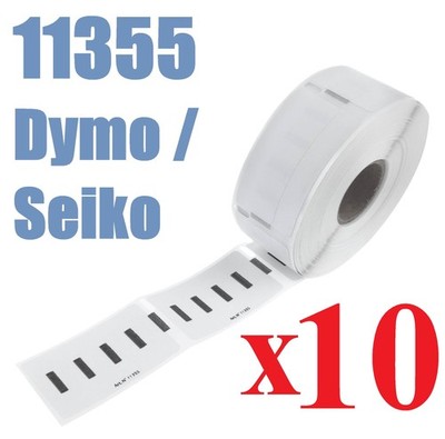 10 x Rolls Quality of Compatible Labels Dymo Seiko SD11355 11355 19mm x ...
