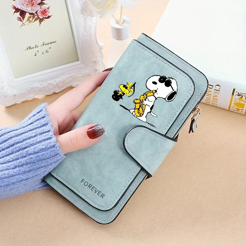 Snoopy Women Wallet Coin Purse Card Holder ID Wallet Cute Birthday Gift ...