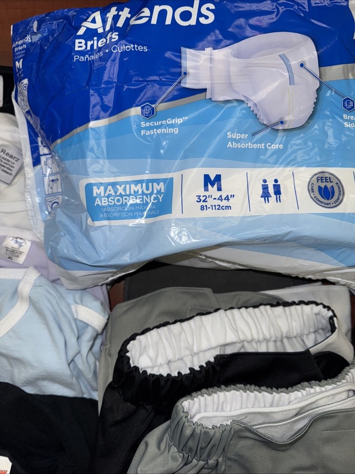 ABDL Haul - Clothes, Diaper Covers, Adult Diapers, Pads, etc. | eBay