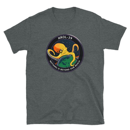 Spy Mission - Official NROL-39 octopus logo T-Shirt | spy satellite USA ...