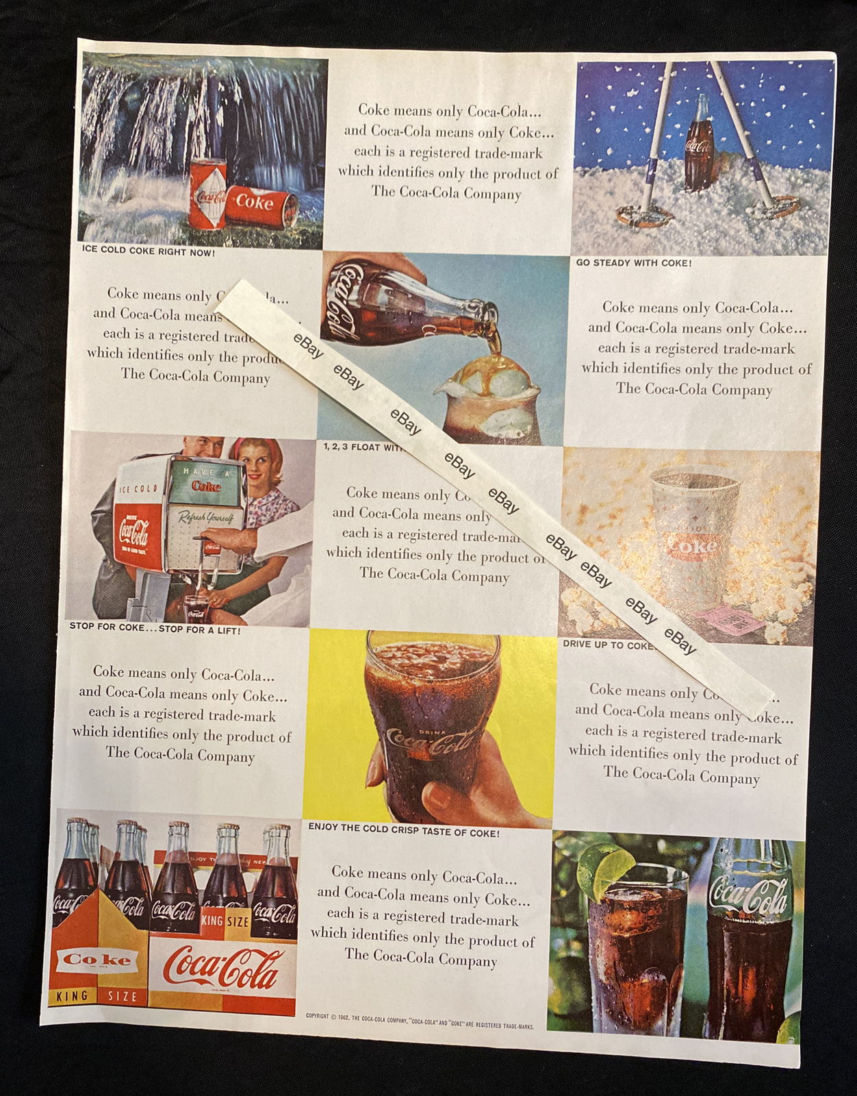 Coca-Cola 1962 Coke Vintage Magazine Ad Soda Advertising | eBay