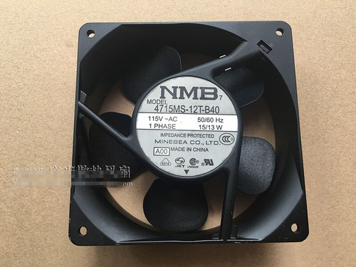 Qty:1pc aluminum frame cooling fan 4715MS-12T-B40 115V 15 / 13W 12038 ...