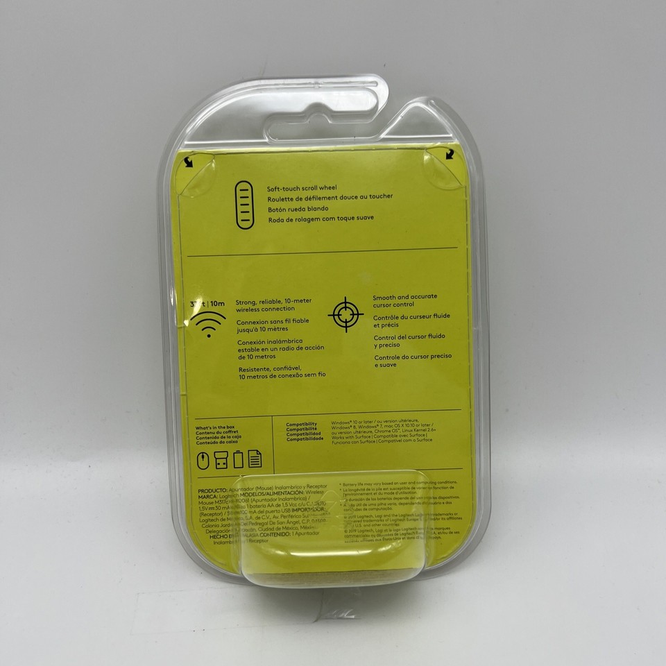 Logitech M317 Color Collection Wireless Mouse - Himalayan Fern | eBay