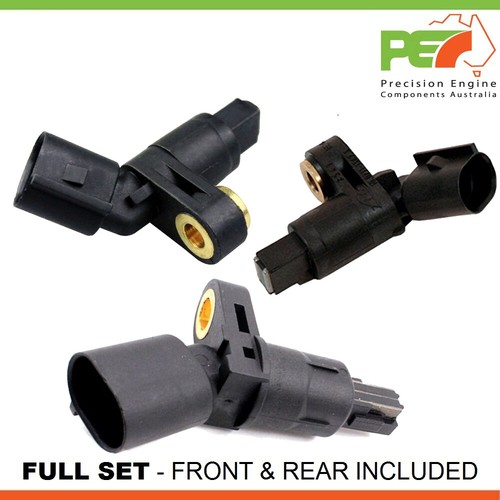 4x PEC Front & Rear Wheel Speed Sensors For Volkswagen Golf Mk IV 1.8L ...
