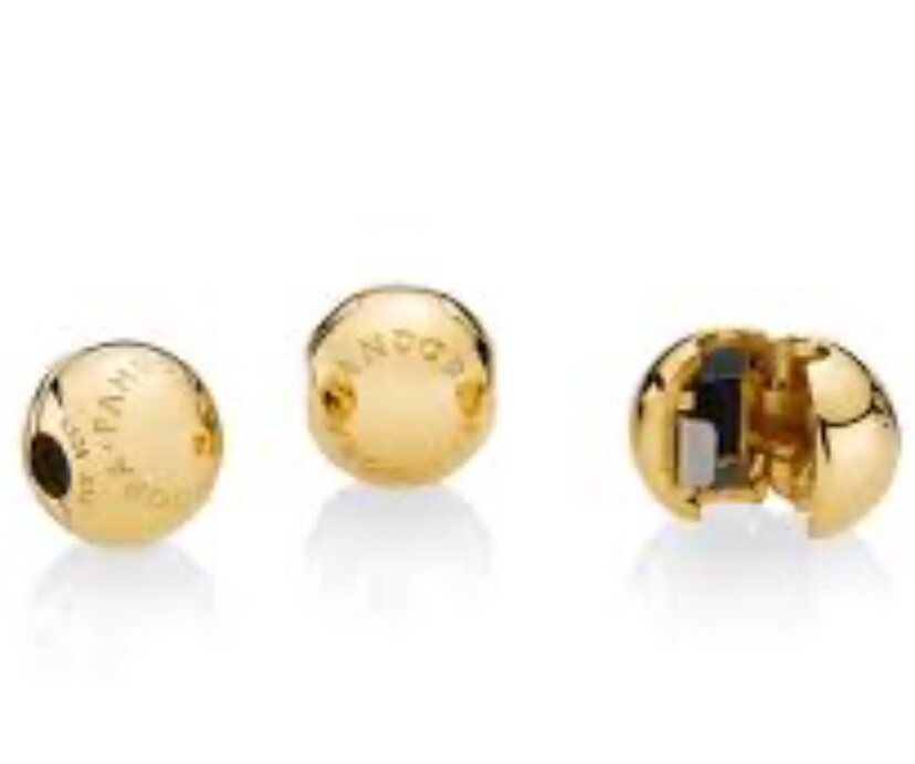 Authentic Pandora Logo Round Clip 767053 | eBay