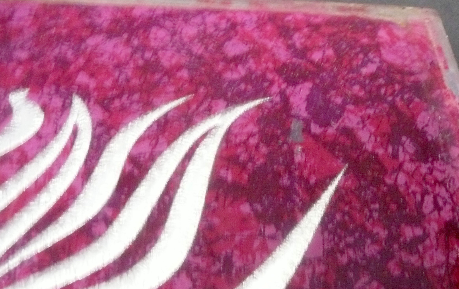 ROWE MM6 JUKEBOX: COLOR GLASS PANEL 35 & 3/4" X 14 & 1/2" A+ condition ...