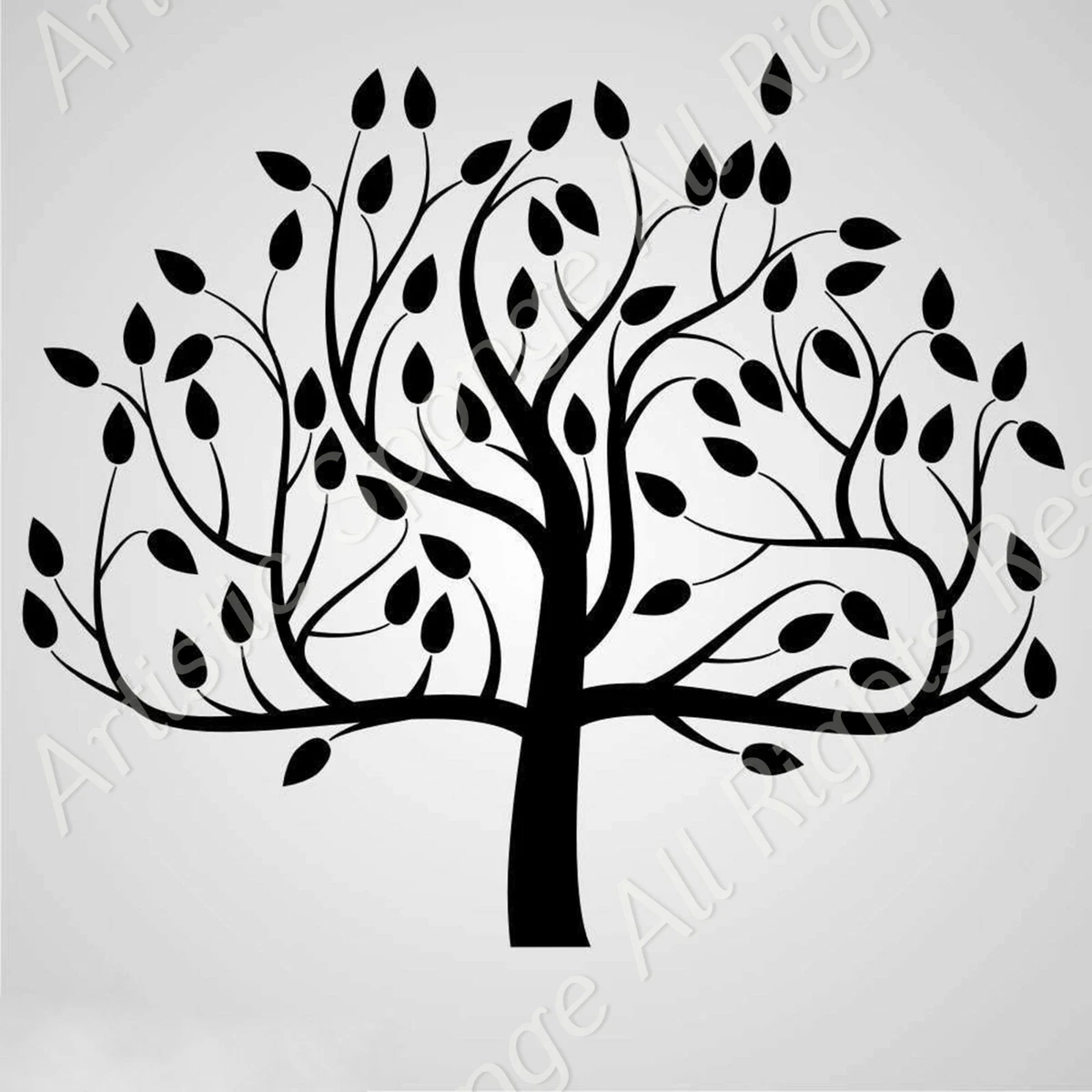 Oak Tree Stencils