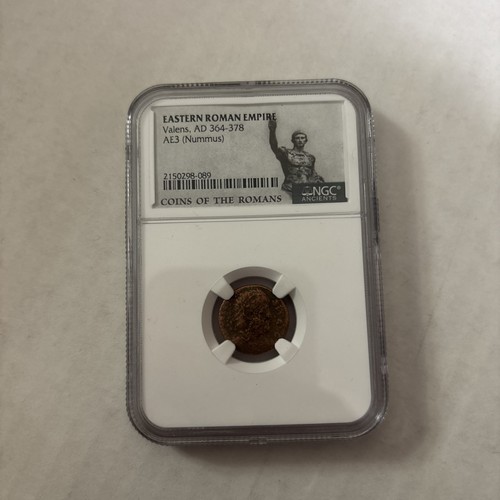 Eastern Roman Empire Valens AD 364-378 AE3 Coin, NGC Graded | eBay
