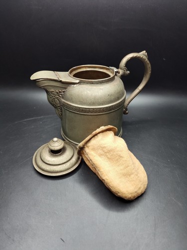 VINTAGE ROME METAL WARE Cooper Finish Tarnished Tea Pot 6.5"H | eBay