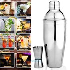 Cocktail Maker Set Shaker Mixer Stainless Steel Bartender Kit Bar Drink ...
