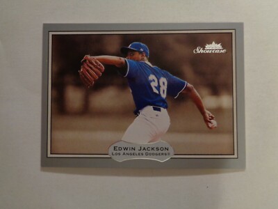 2003 Fleer Showcase Edwin Jackson Card #S-143 Serial #579/750 | eBay