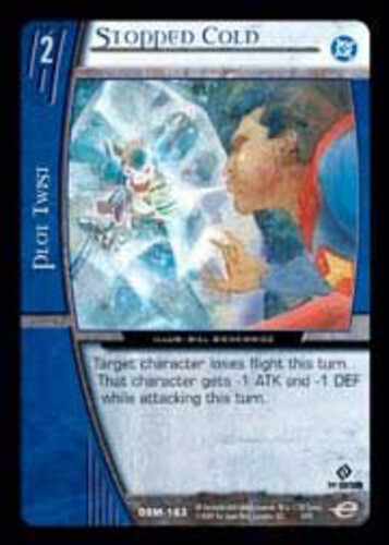 VS System: Stopped Cold [Played] DC Superman Man of Steel TCG CCG ...