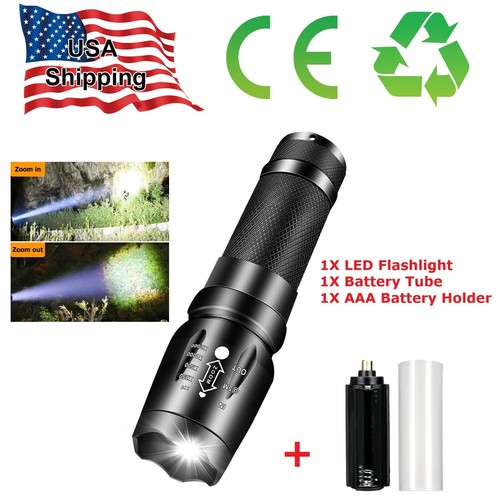 990000LM Super Bright LED Small Flashlight AAA Working Light Torch Lamp ...
