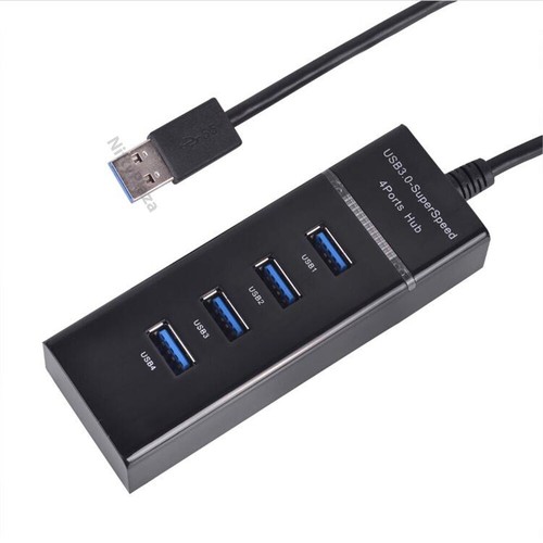 Mini 4 Port USB HUB 5Gbps USB 3.0 Splitter Adapter with LED for Tablet ...
