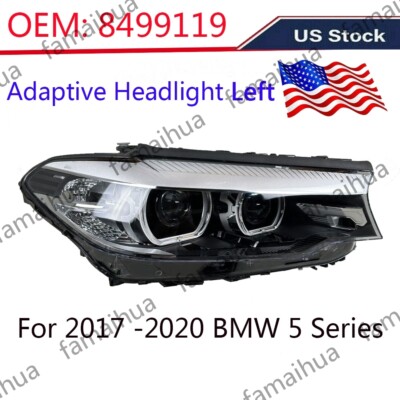 OEM For BMW 5' 530i 540i M5 G30 G38 LED Adaptive Headlight Left Side 17 ...
