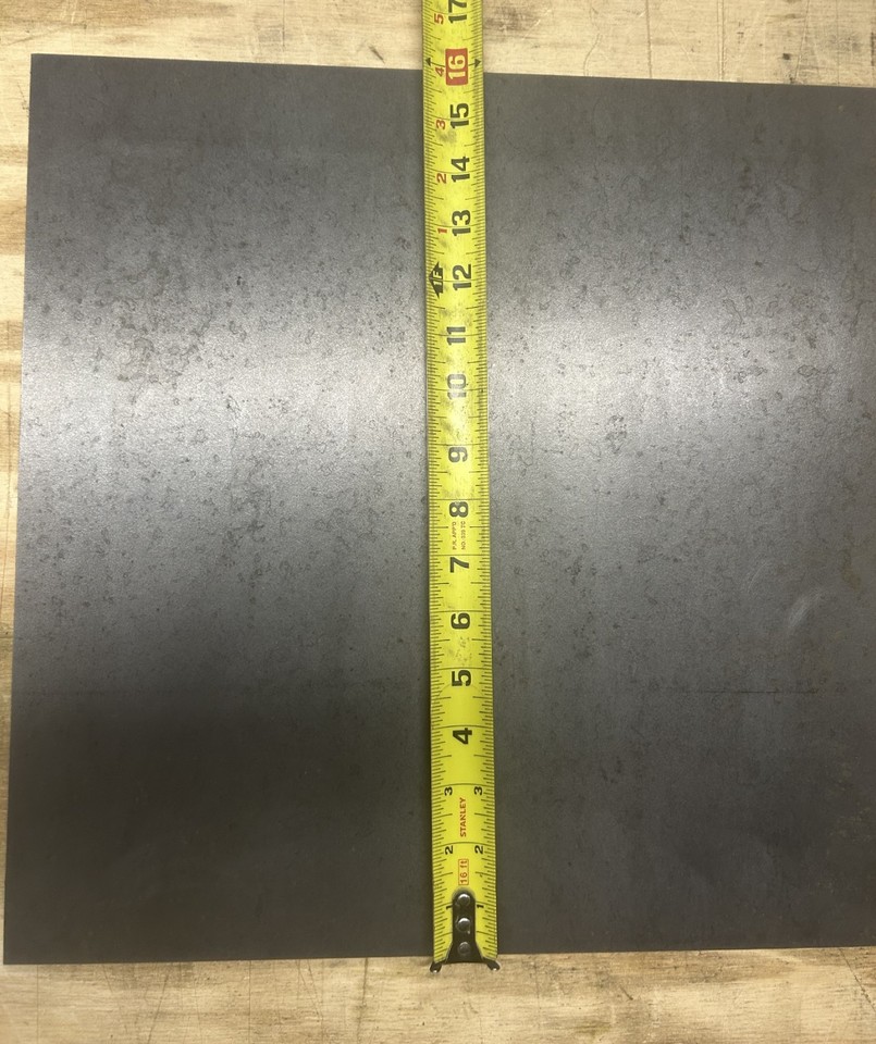 1/4" ROUNDED CORNERS Steel Plate, 16" x 16", A36 Steel, .25 thick | eBay