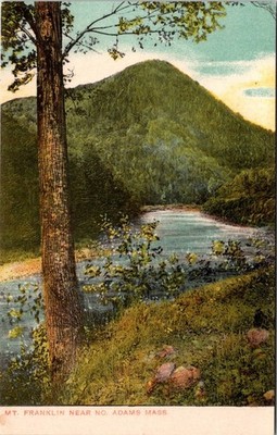 Vintage Mt Franklin North Adams Massachusetts Postcard Unused Undivided ...