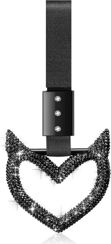 Bling Car Accessories Bling Heart Handle Ring Car Accessory for Women ...