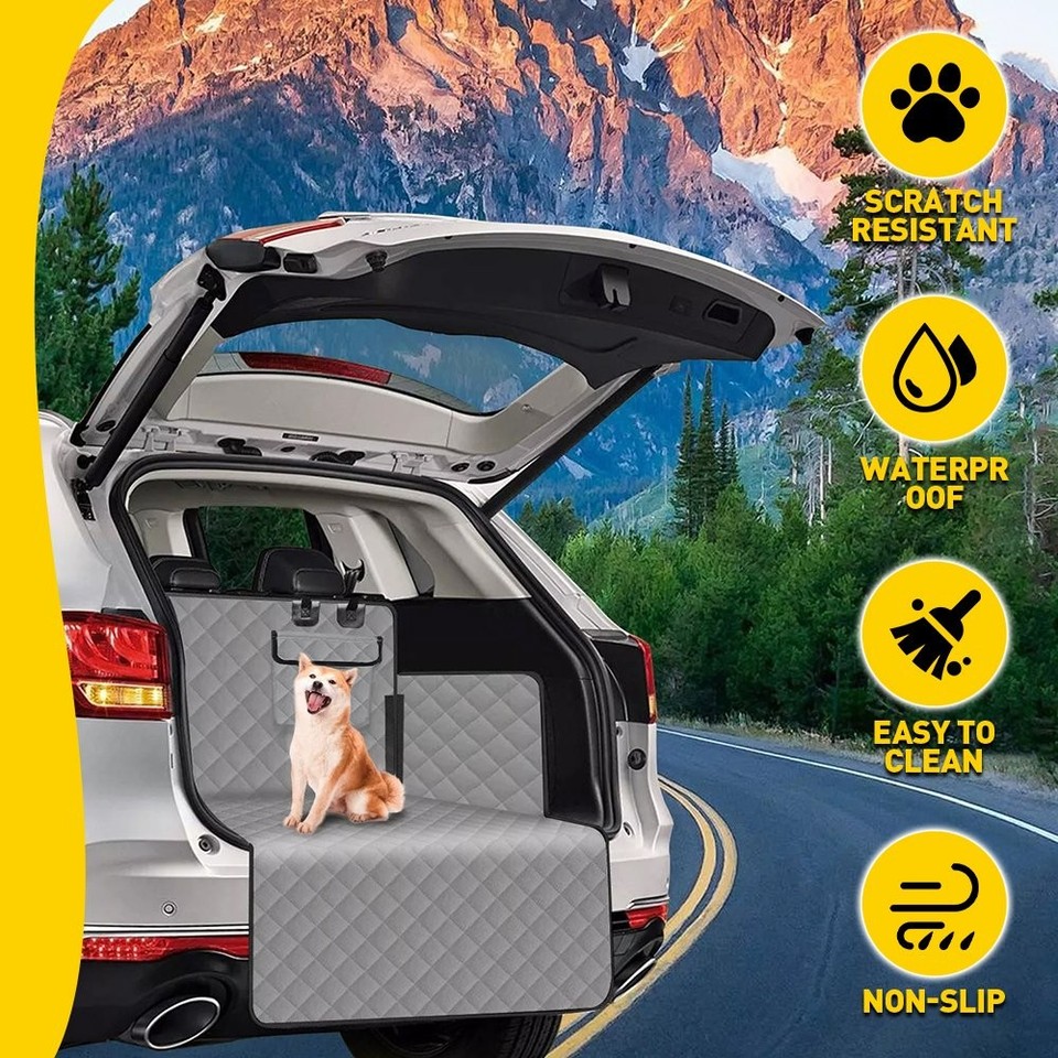 Heavy Duty Waterproof Pet Dog Car Boot Mat Protector Cover Liner For ...