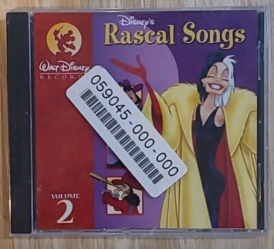 Disney's Rascal Songs Volume 2 CD Walt Disney Records New Sealed | eBay