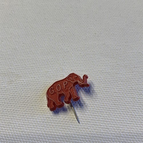 Vintage Plastic Elephant GOP Political Stick Pin Red | eBay