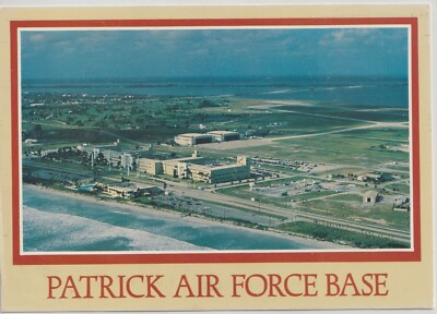 AERIAL VIEW OF PATRICK AIR FORCE BASE IN FLORIDA USED POSTCARD | eBay