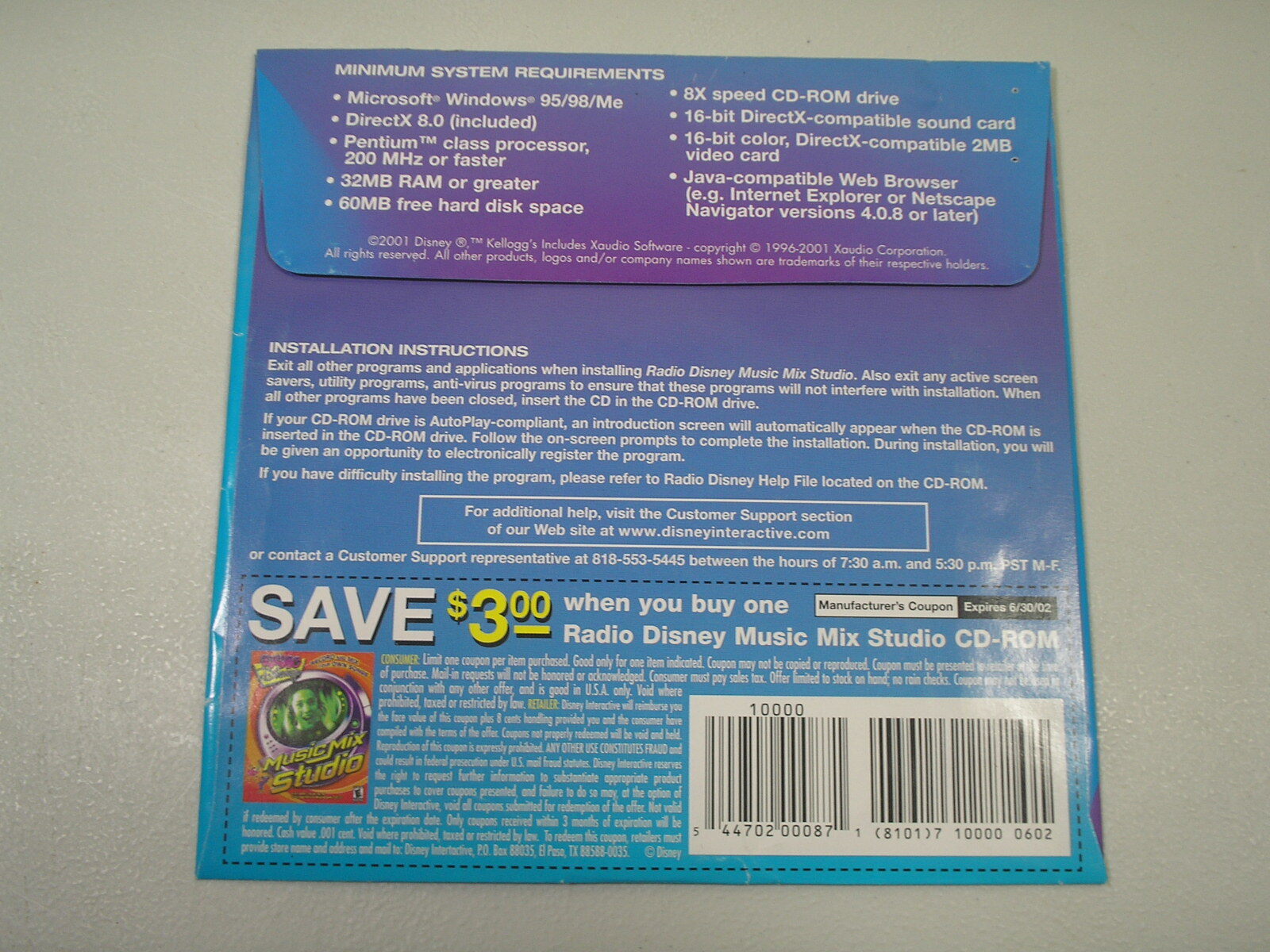 Kellogg's Cereal Radio Disney Music Mix Studio CD-ROM Preview for ...