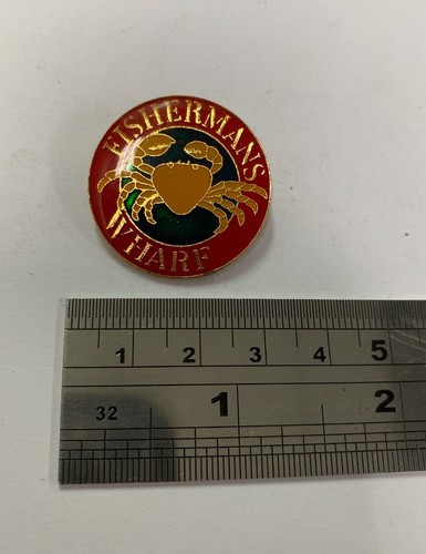 Fishermans Wharf Vintage Lapel Pin - Collectable - Very Good Condition ...