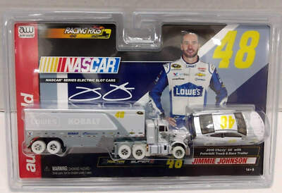 Autoworld Racing Rigs iWheels Jimmie Johnson Nascar Truck SC317 HO Slot ...
