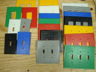 Light Switch Cover,Works COMPATIBLE with LEGO bricks, Wall Plate,toggle ...