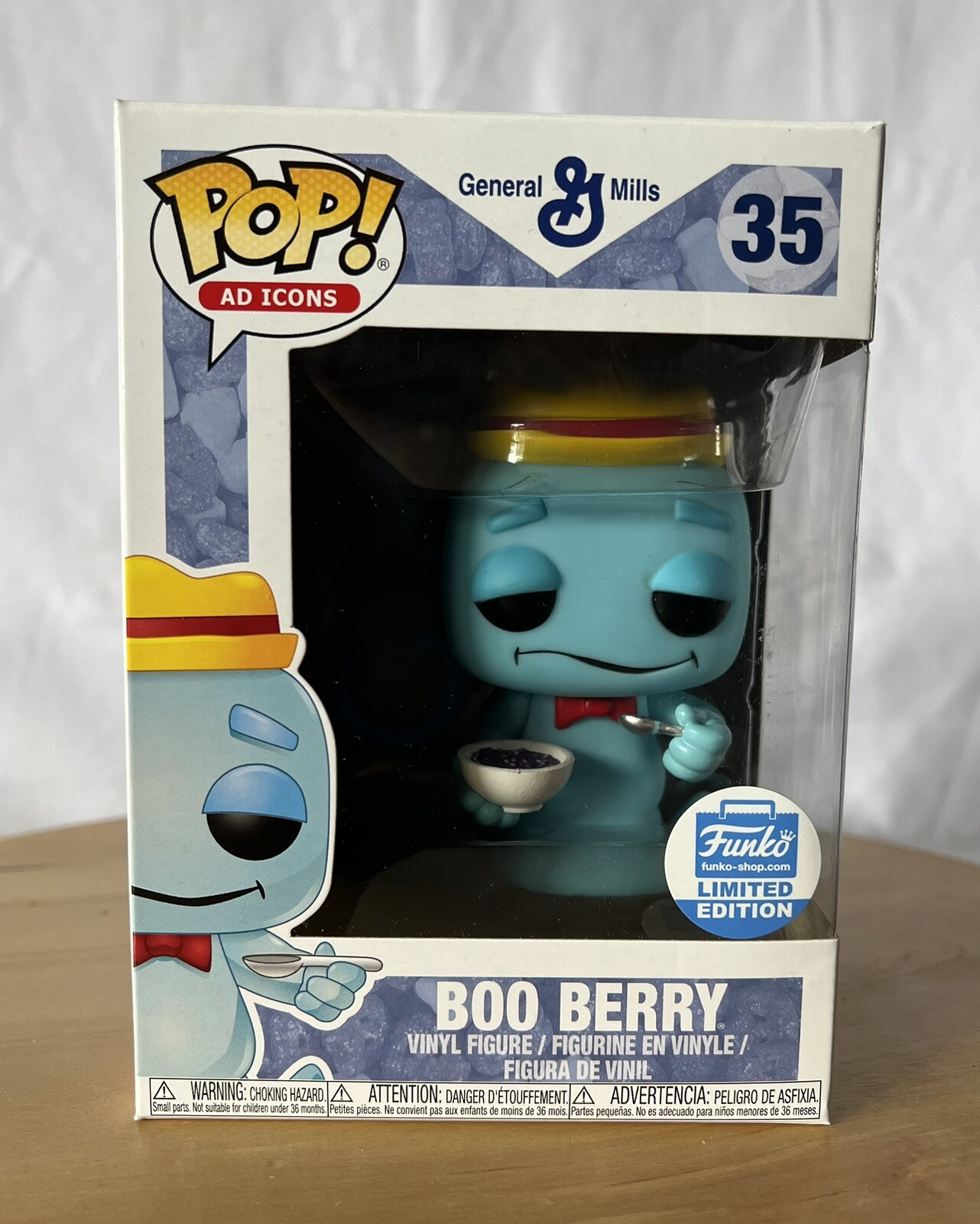 FUNKO Pop BOO BERRY #35 Vinyl Figure CEREAL Ad Icons UNOPENED General ...
