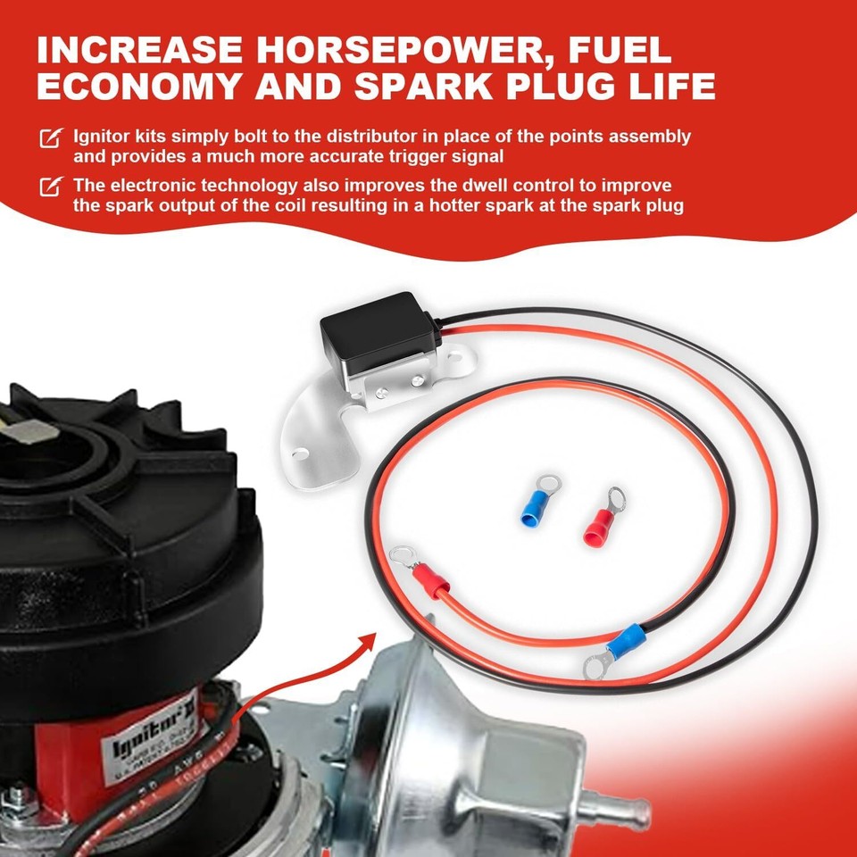 for Pertronix Electronic Ignition Conversion Kit for Delco 8 Cylinder ...