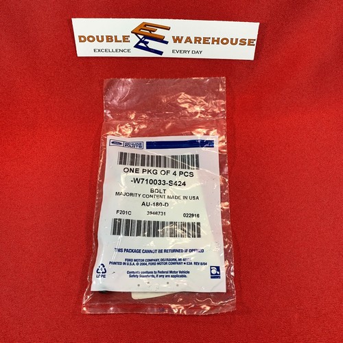 NOS OEM Ford W710033-S424 Bolt SET OF 4 NIP | eBay