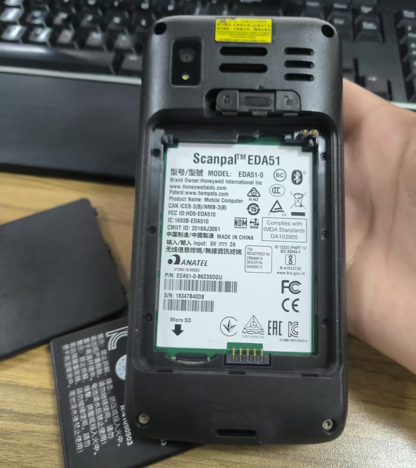 Honeywell EDA51 Android GMS Barcode Scanner Mobile Computer EDA51-0 ...