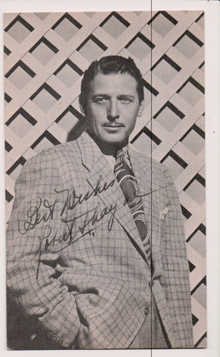 Autographié Carte Postale Robert Shayne Acteur Adventures Of Superman ...