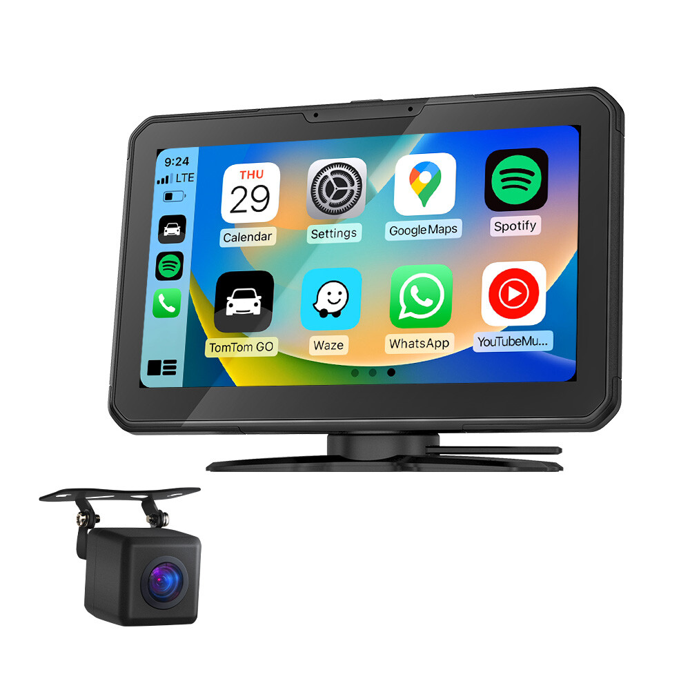 Android Auto Portable 7"Truck Car Stereo Radio Apple CarPlay Head Unit ...