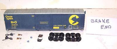 HO 50 BOXCAR KIT CHESSIE SYSTEM BALTIMORE & OHIO B&O 480857 CAN STOCK ...