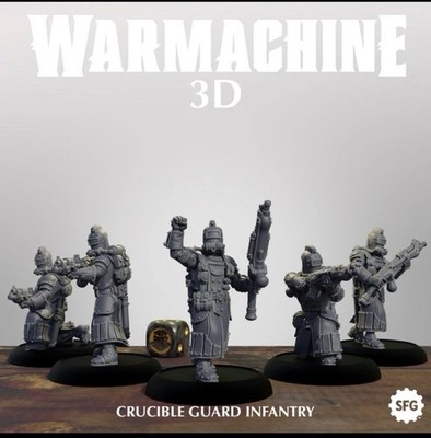Warmachine Crucible Guard Infantry Unit | eBay